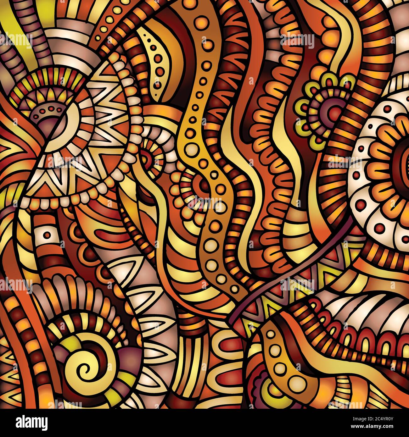 Ethnic Vector Pattern Stock Vector Image And Art Alamy