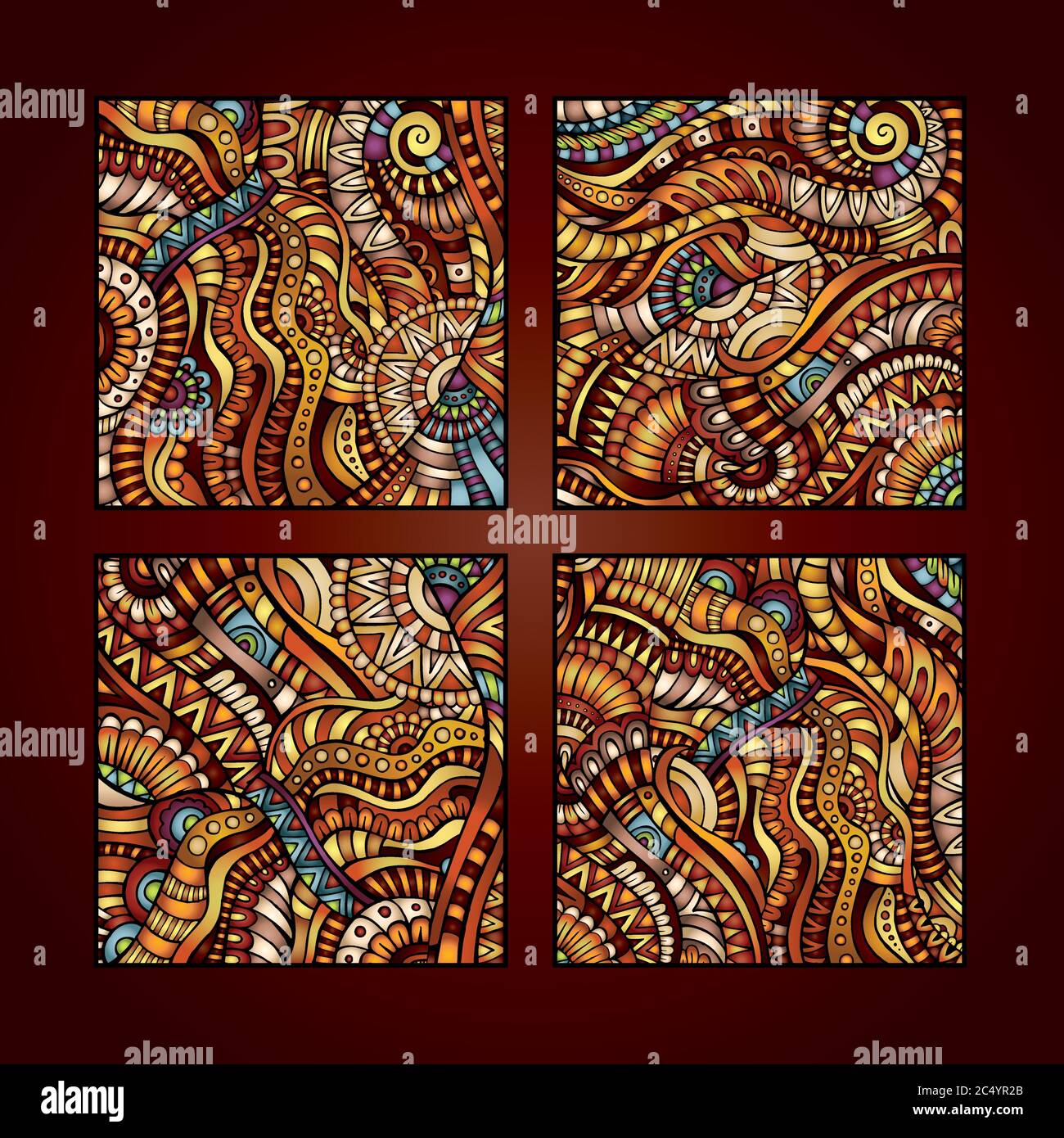 ethnic vector pattern Stock Vector Image & Art - Alamy