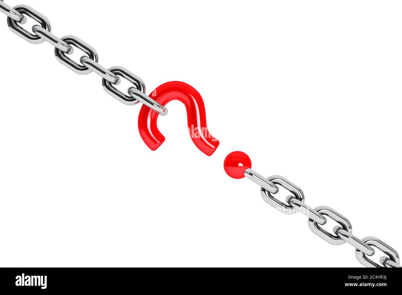 Chain question mark hi-res stock photography and images - Alamy