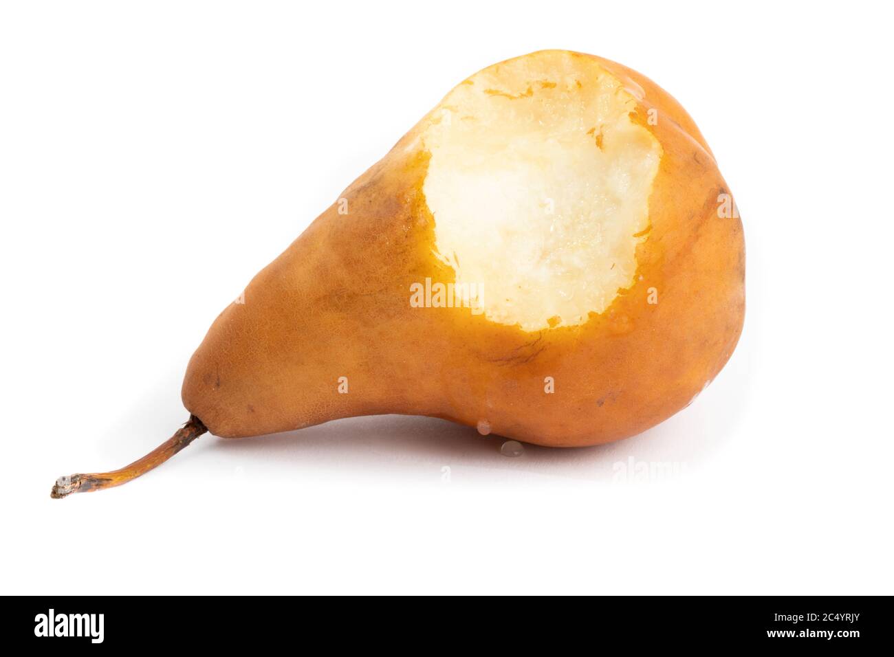 Pear with bite taken out hi-res stock photography and images - Alamy
