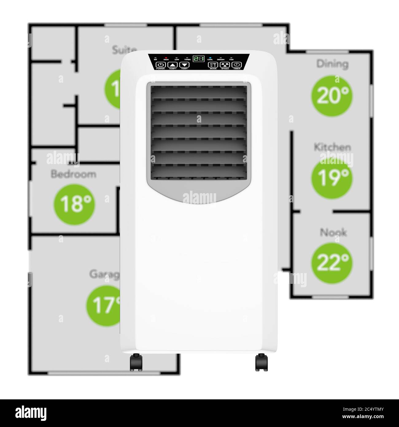 Portable Mobile Room Air Conditioner as Climate Control System with ...