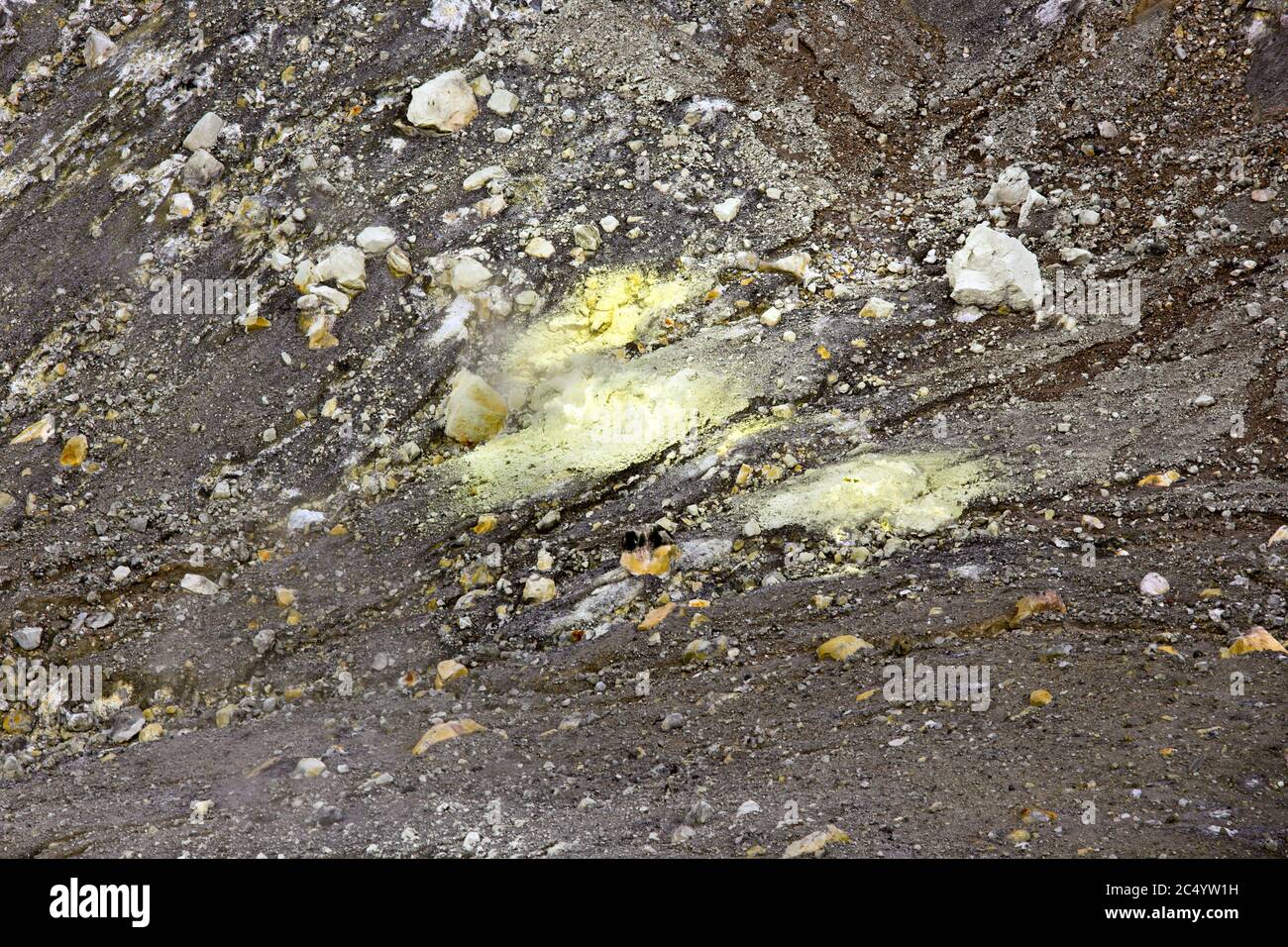 The volcano Lokon crater at Manado, Indonesia Stock Photo - Alamy