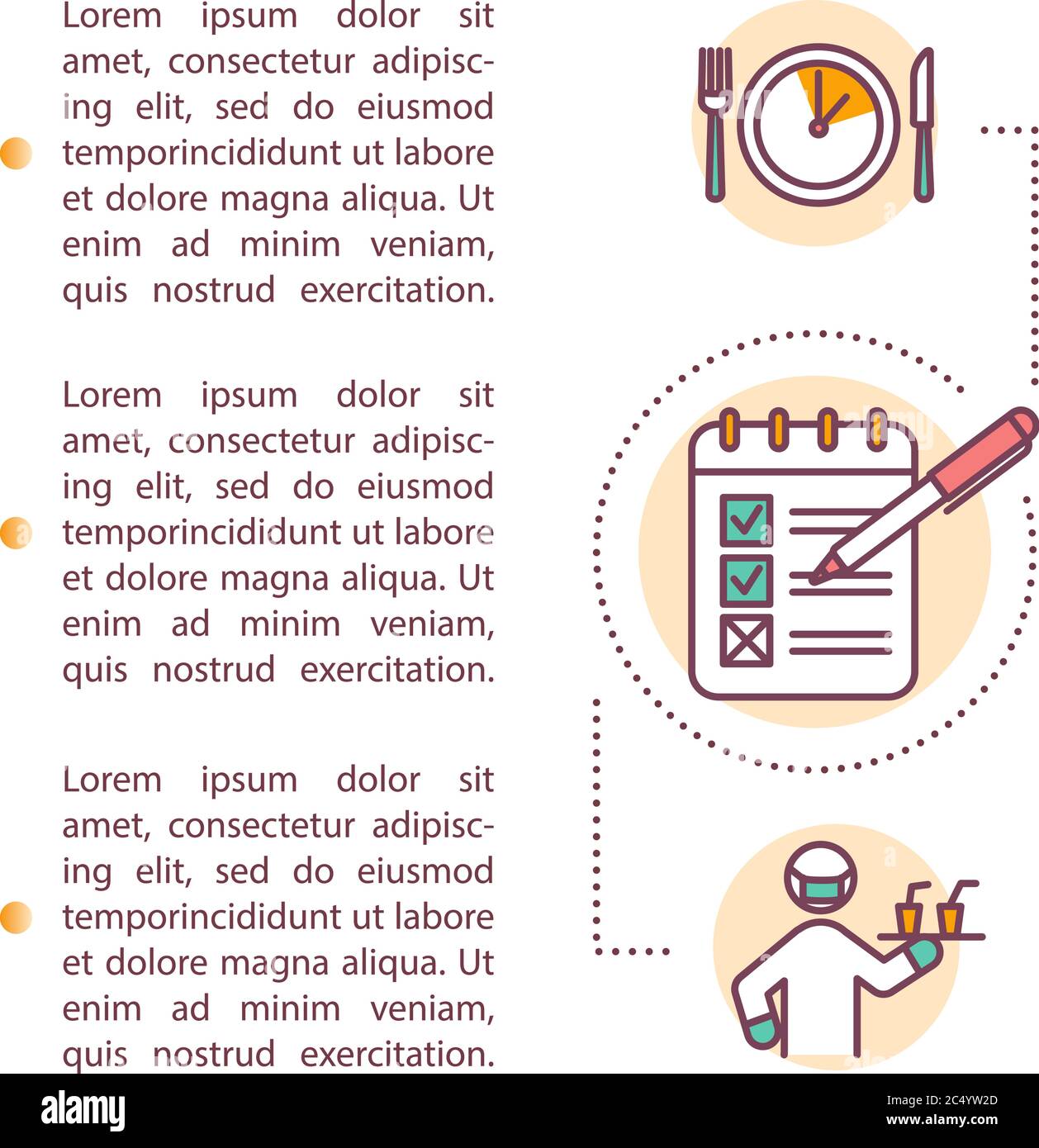 Restaurants and cafe reopening advices Stock Vector Image & Art - Alamy