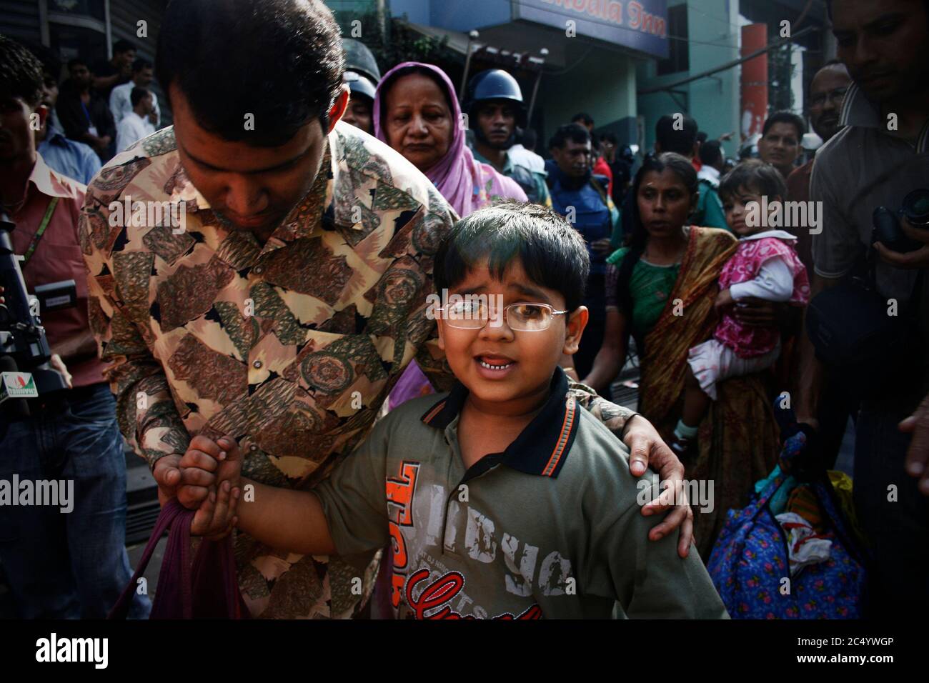 The family members of the Army officers who were hostages of the rebel ...