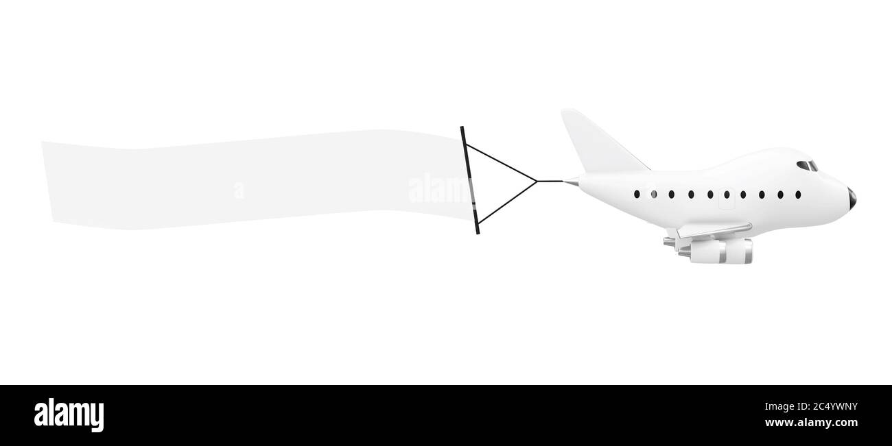Blank Airplane Banner