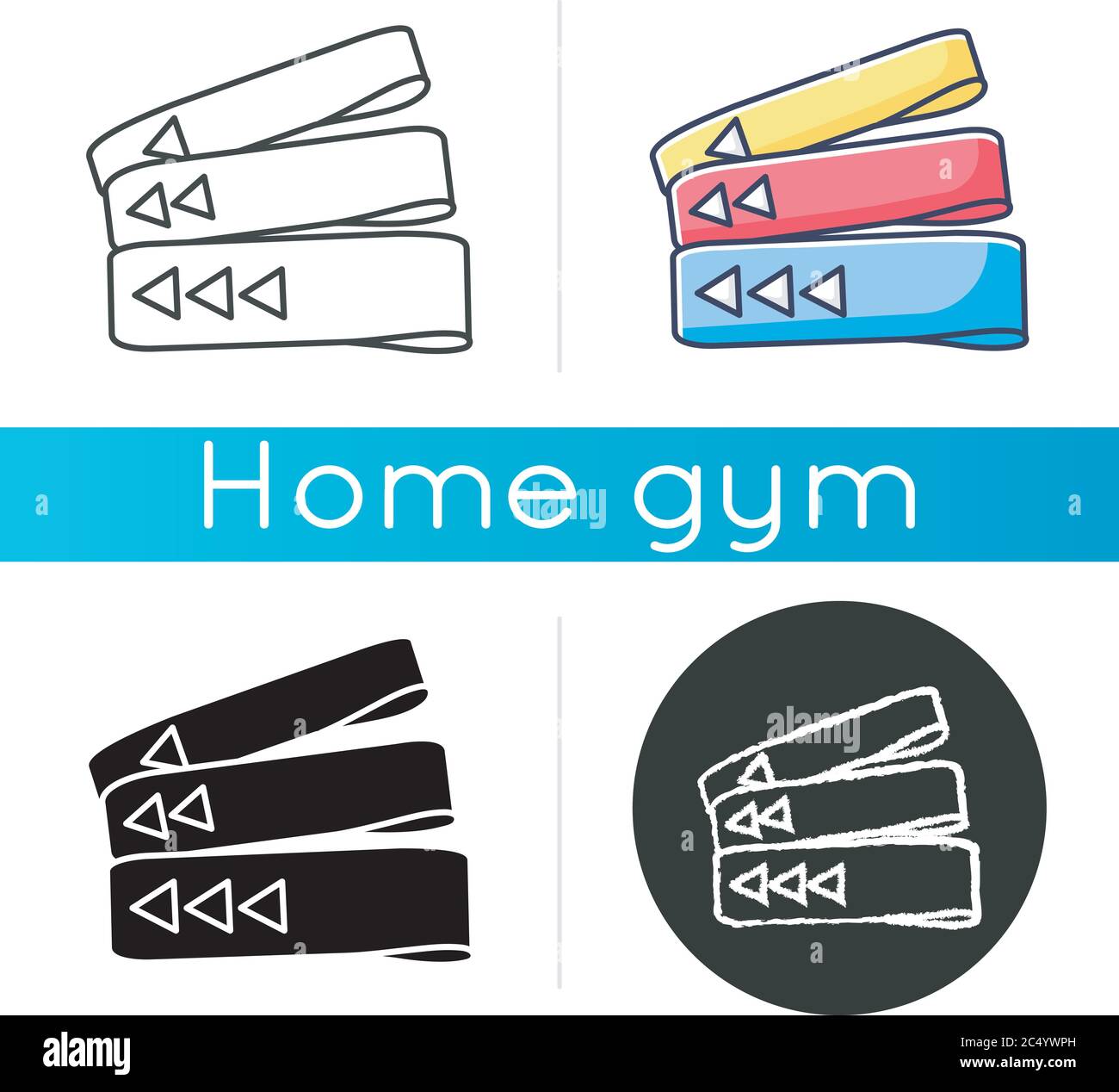 Resistance bands icon Stock Vector Image & Art - Alamy