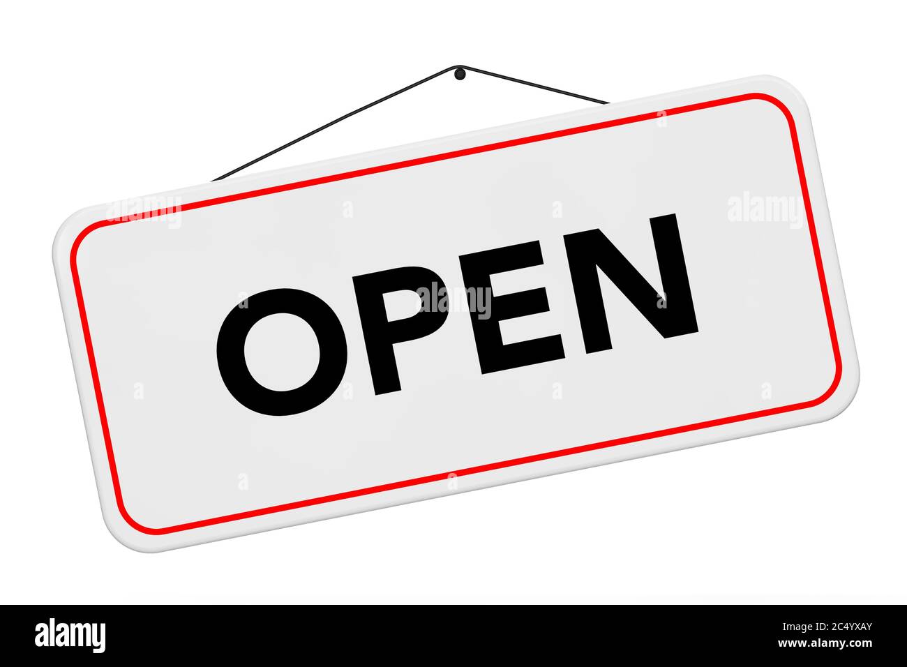 Hanging Open Sign Clip Art