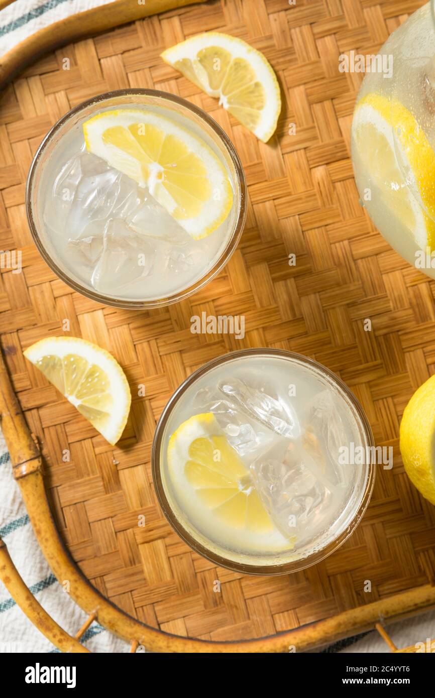 Refreshing Homemade Sweet Lemonade Ready to Drink Stock Photo - Alamy