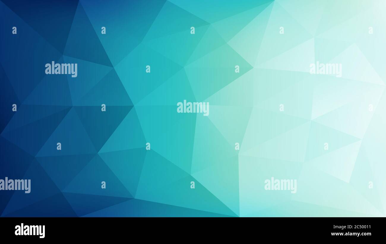 Screen background for wallpaper. Blue polygonal design. Ratio 16:9 ...