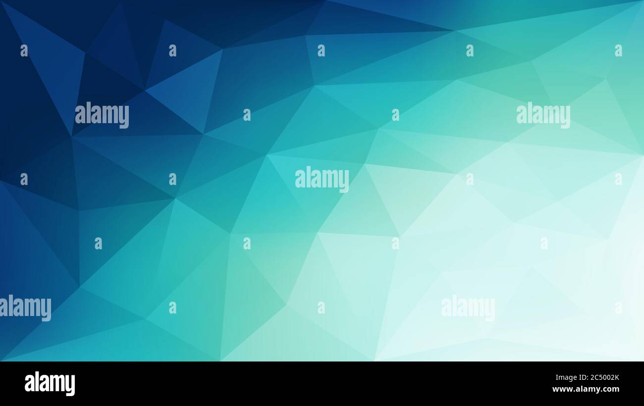 Screen background for wallpaper. Blue polygonal design. Ratio 16:9 ...