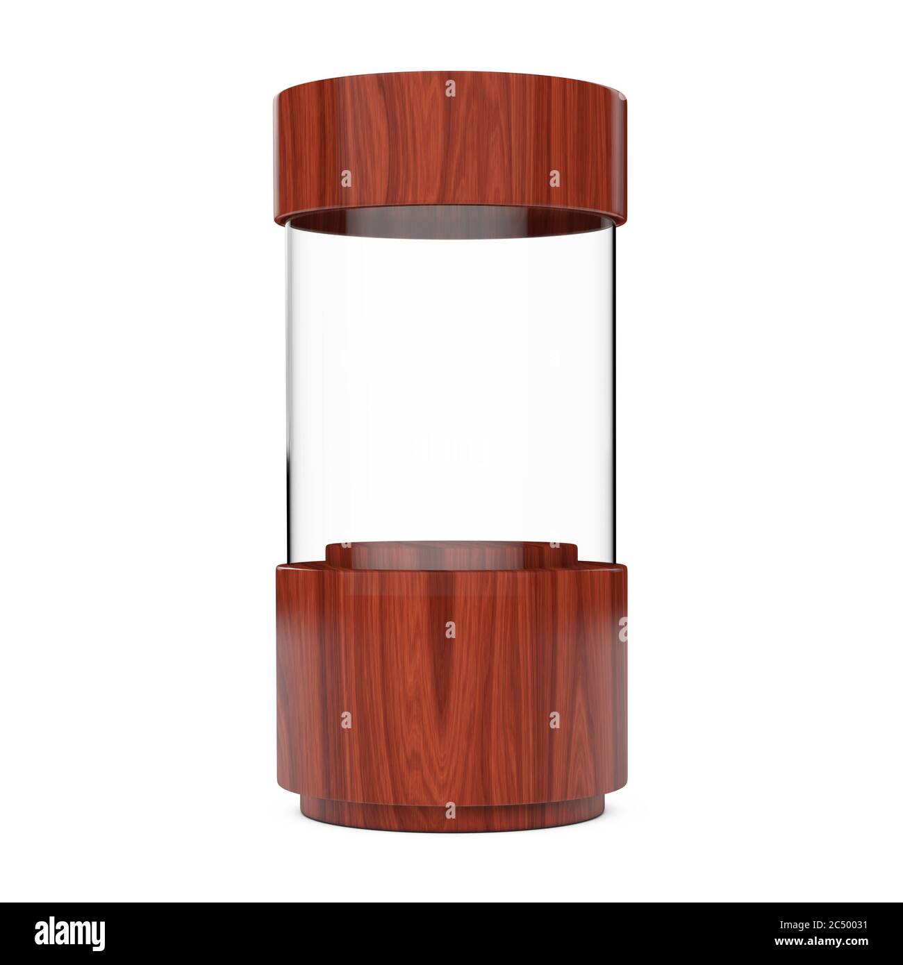 3d illustration empty glass showcase hi-res stock photography and ...