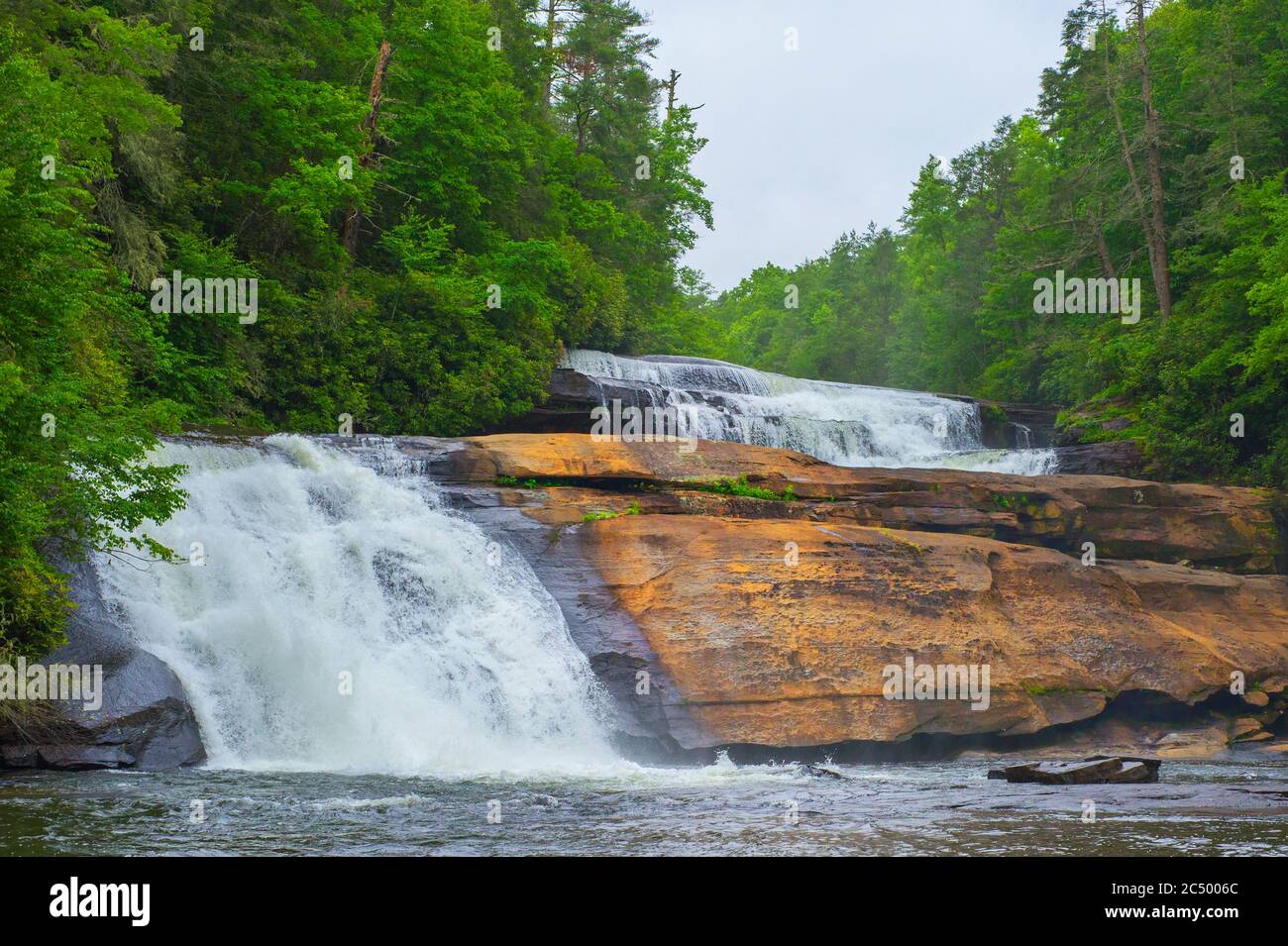 Lower Triple Falls in DuPont State Recreational Forest, North Carolina ...