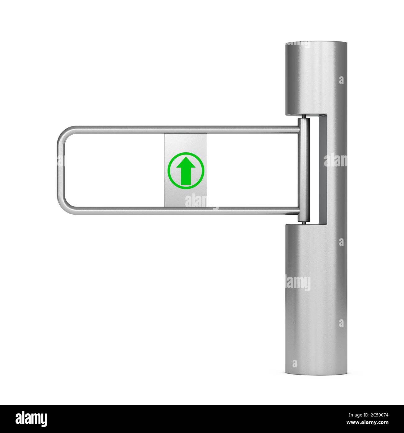 Shop Turnstile Entrance Tourniquet with Arrow Sign on a white ...