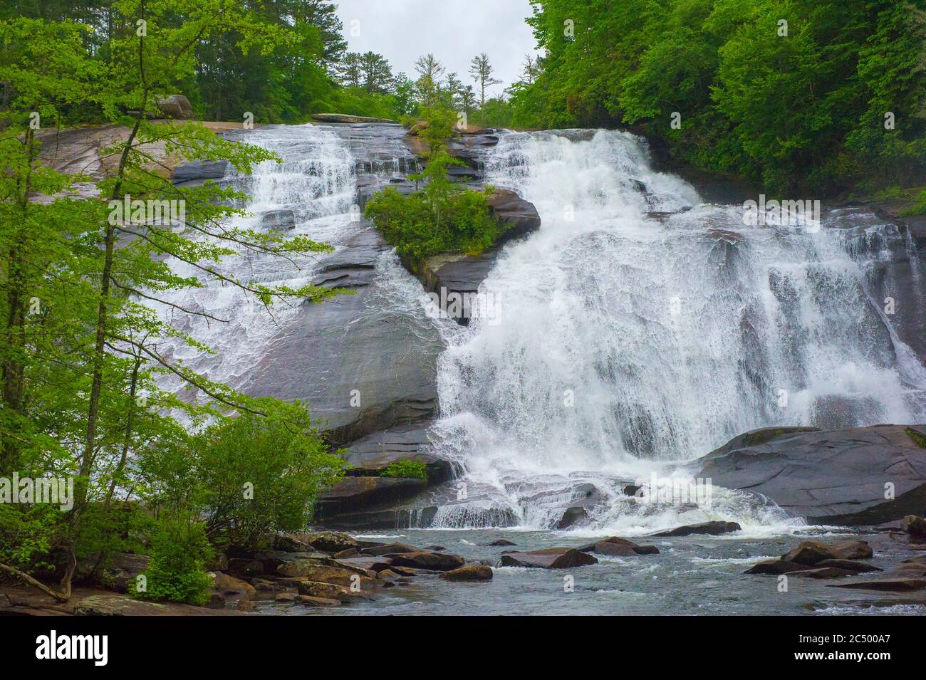 High Falls in DuPont State Recreational Forest, North Carolina Stock ...