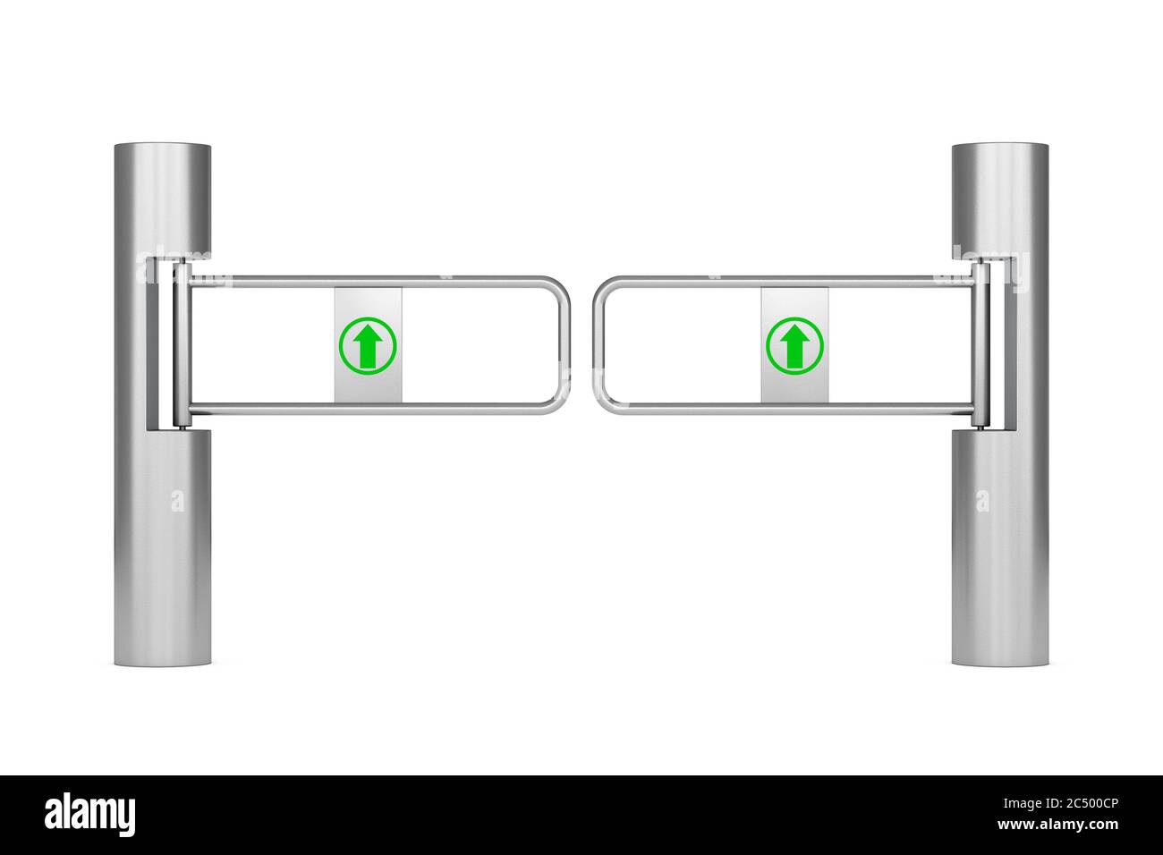 Shop Turnstile Entrance Tourniquet with Arrow Sign on a white ...