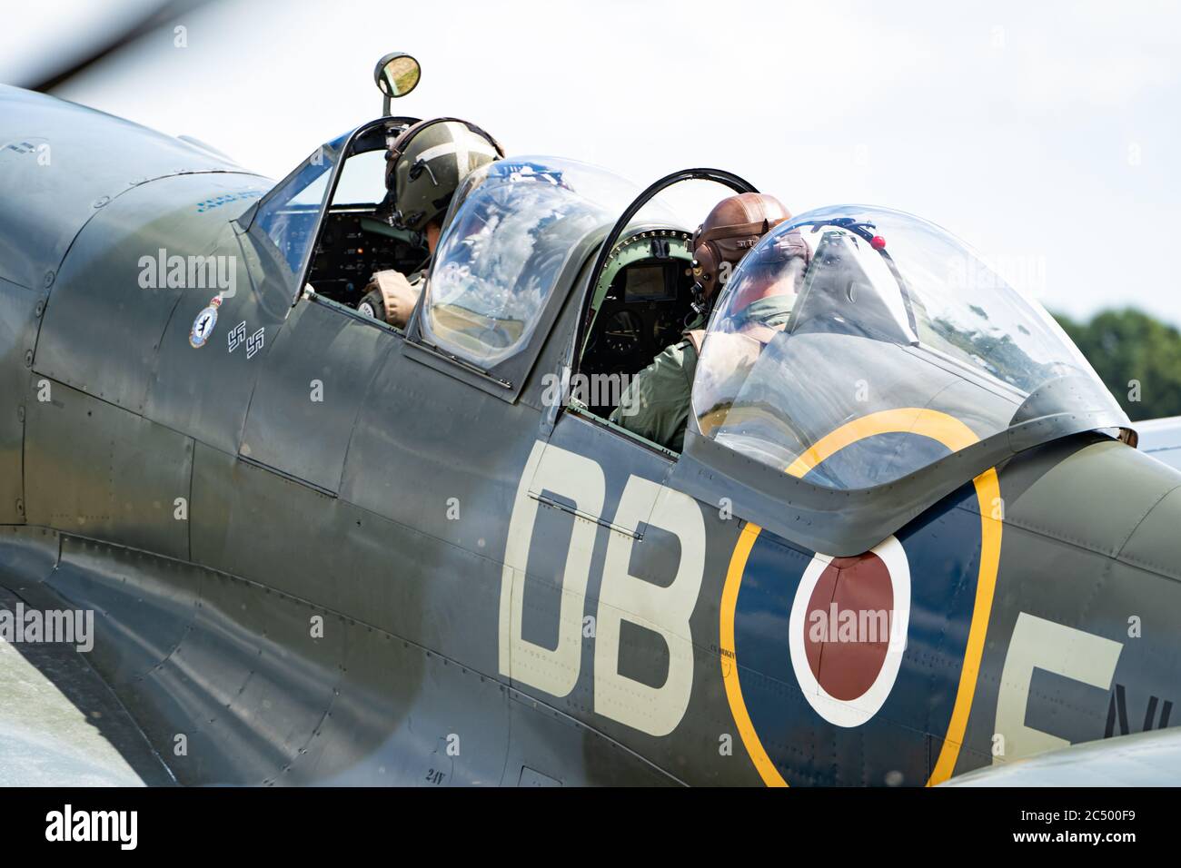 A passenger flight in a Supermarine Spitfire IX at Aero Legends ...