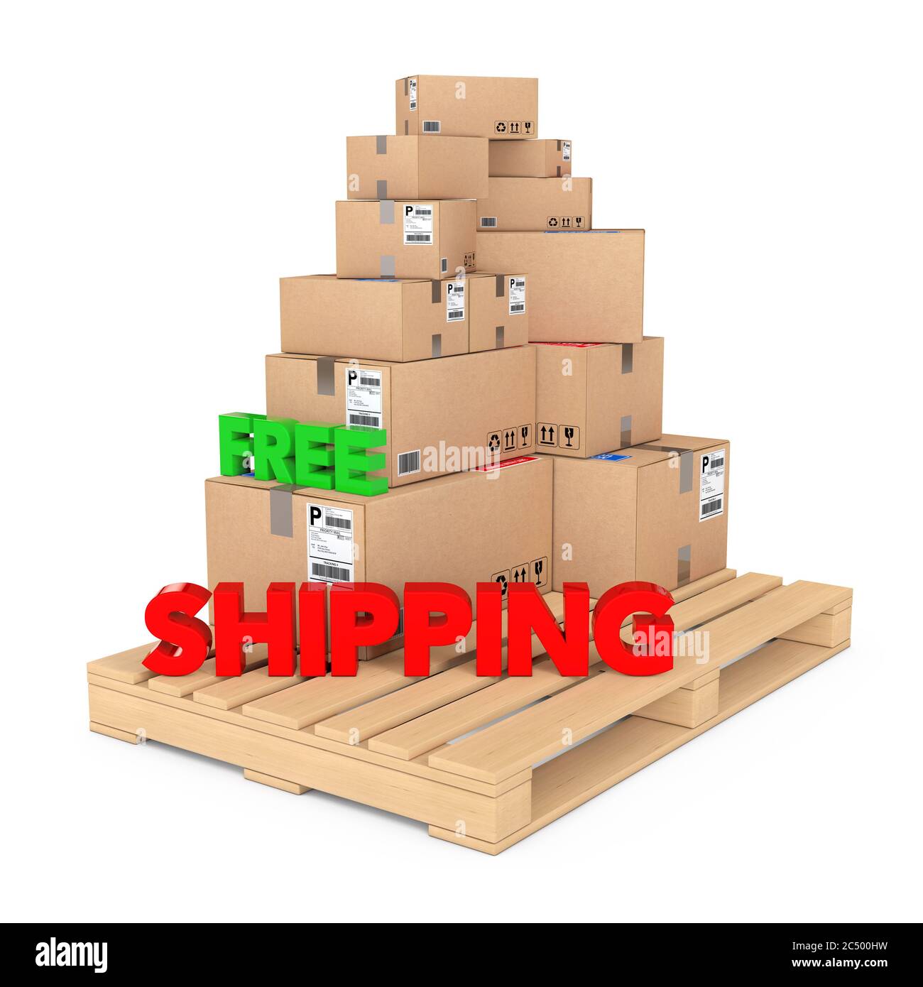 3d rendering free standing Cut Out Stock Images & Pictures - Alamy