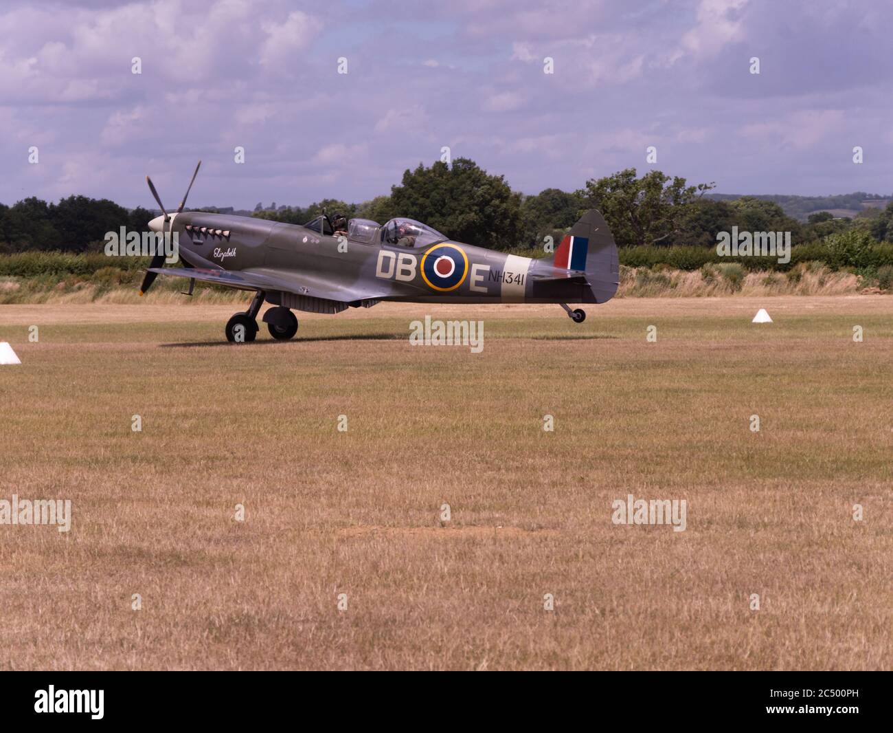 A passenger flight in a Supermarine Spitfire IX at Aero Legends ...
