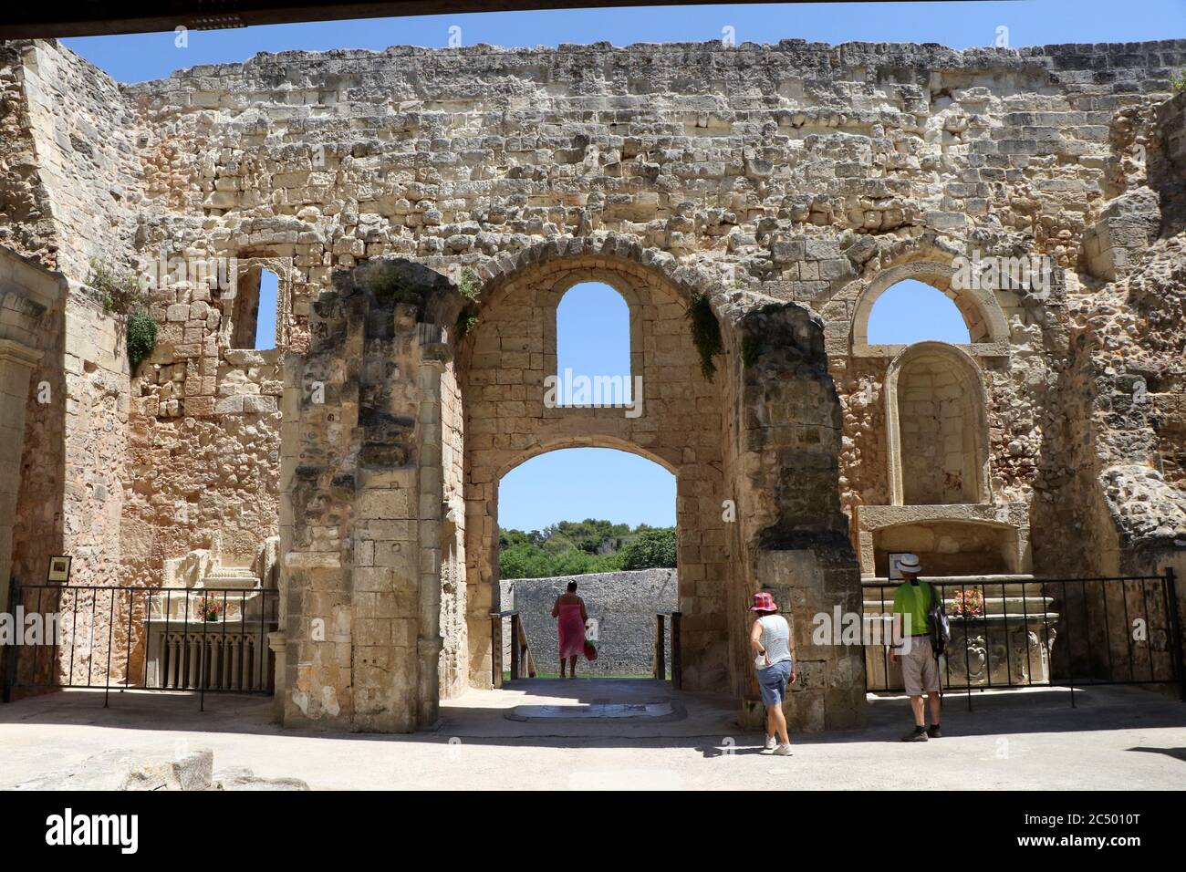 The ruins of the former church of the Immaculate Conception in Otranto ...