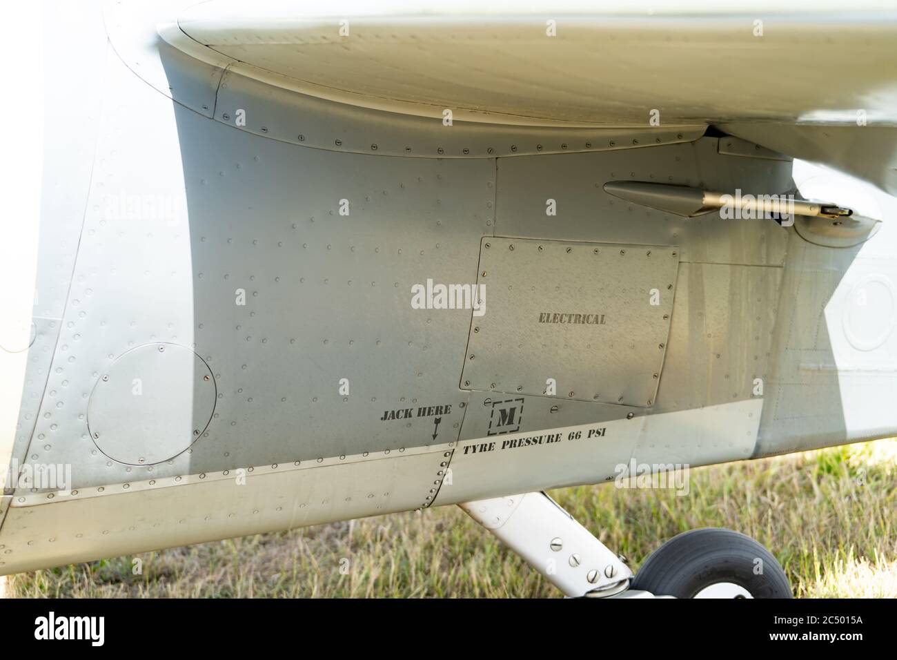 Close-up of a Supermarine Spitfire IX at Aero Legends, Headcorn ...