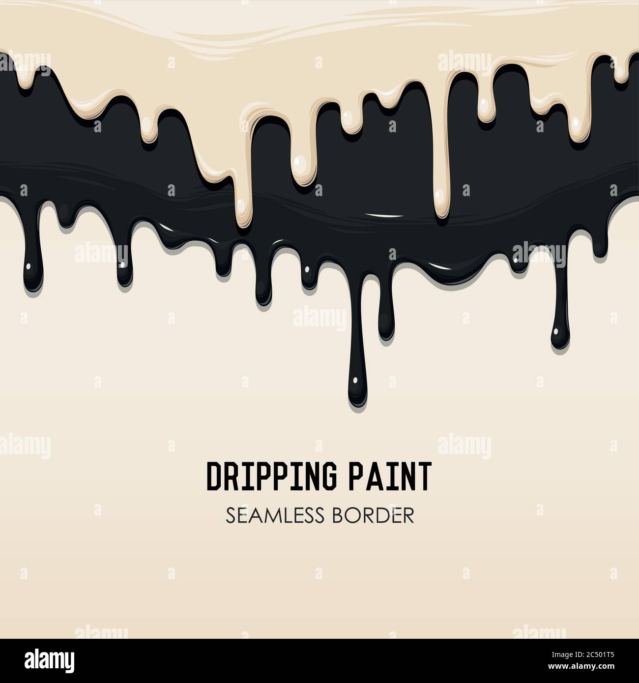 Paint Drip Border