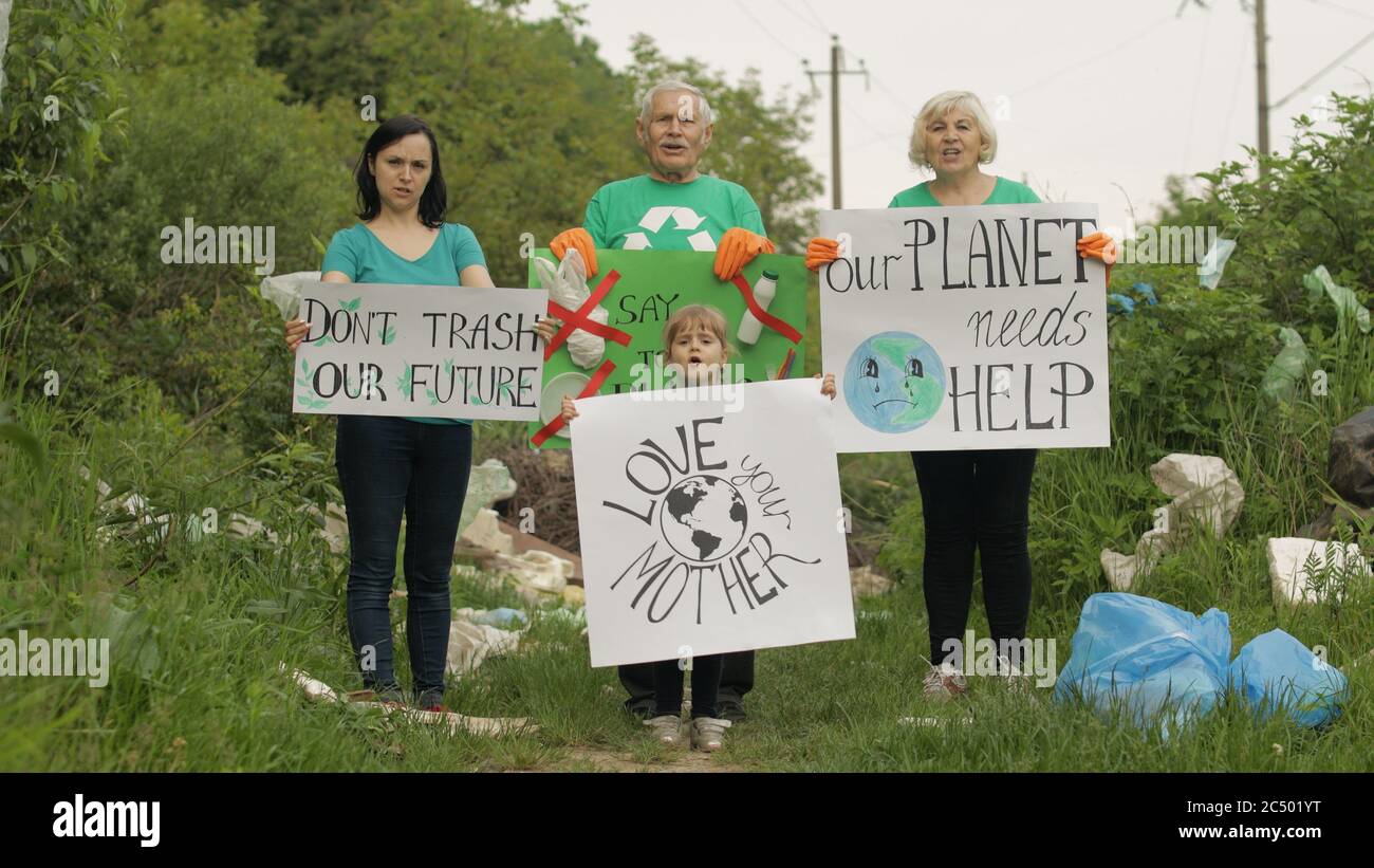 Save Environment Posters With Slogans In English