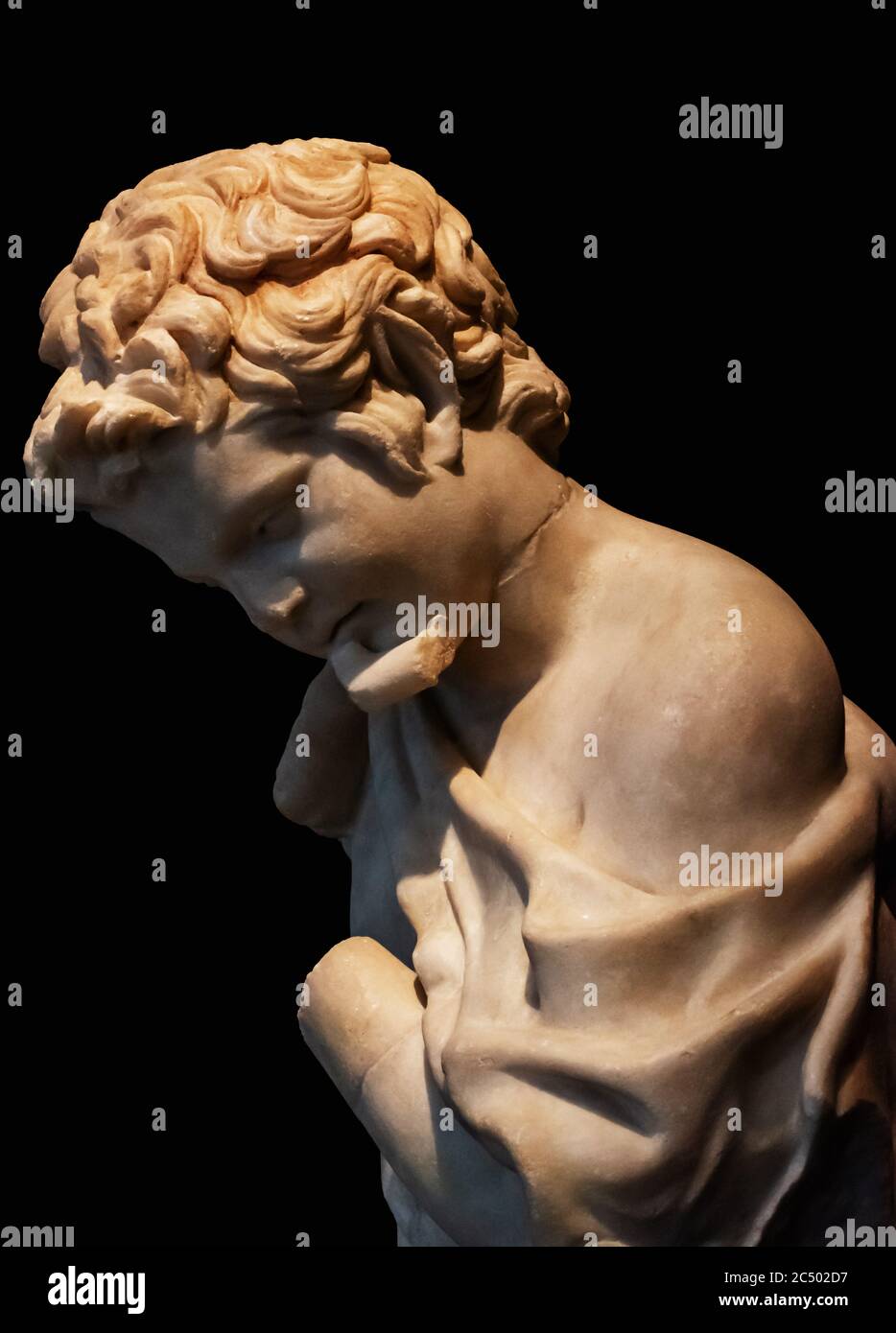 Roman man sculpture statue young hi-res stock photography and images ...