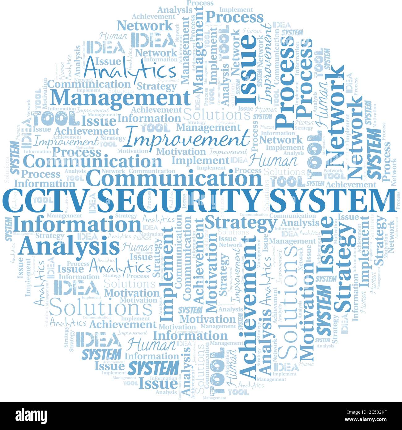 Cctv Security System typography vector word cloud. Wordcloud collage ...