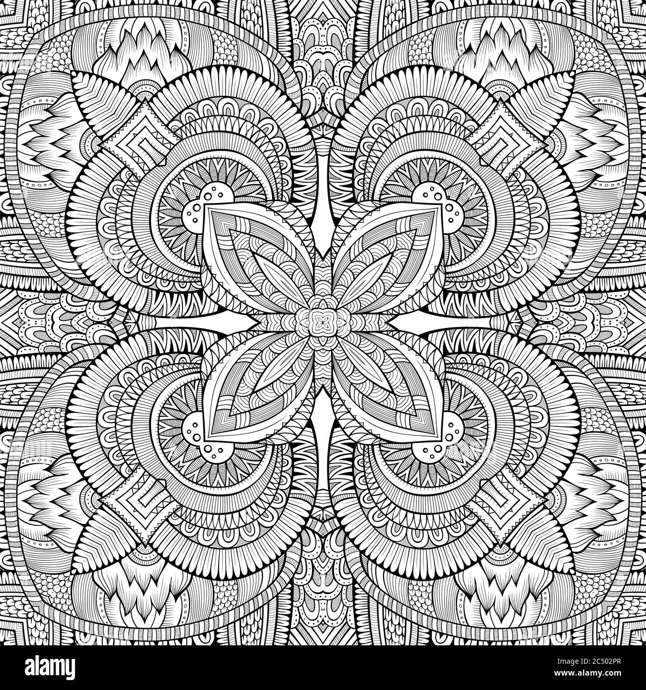 Abstract vector ethnic sketchy background Stock Vector Image & Art - Alamy