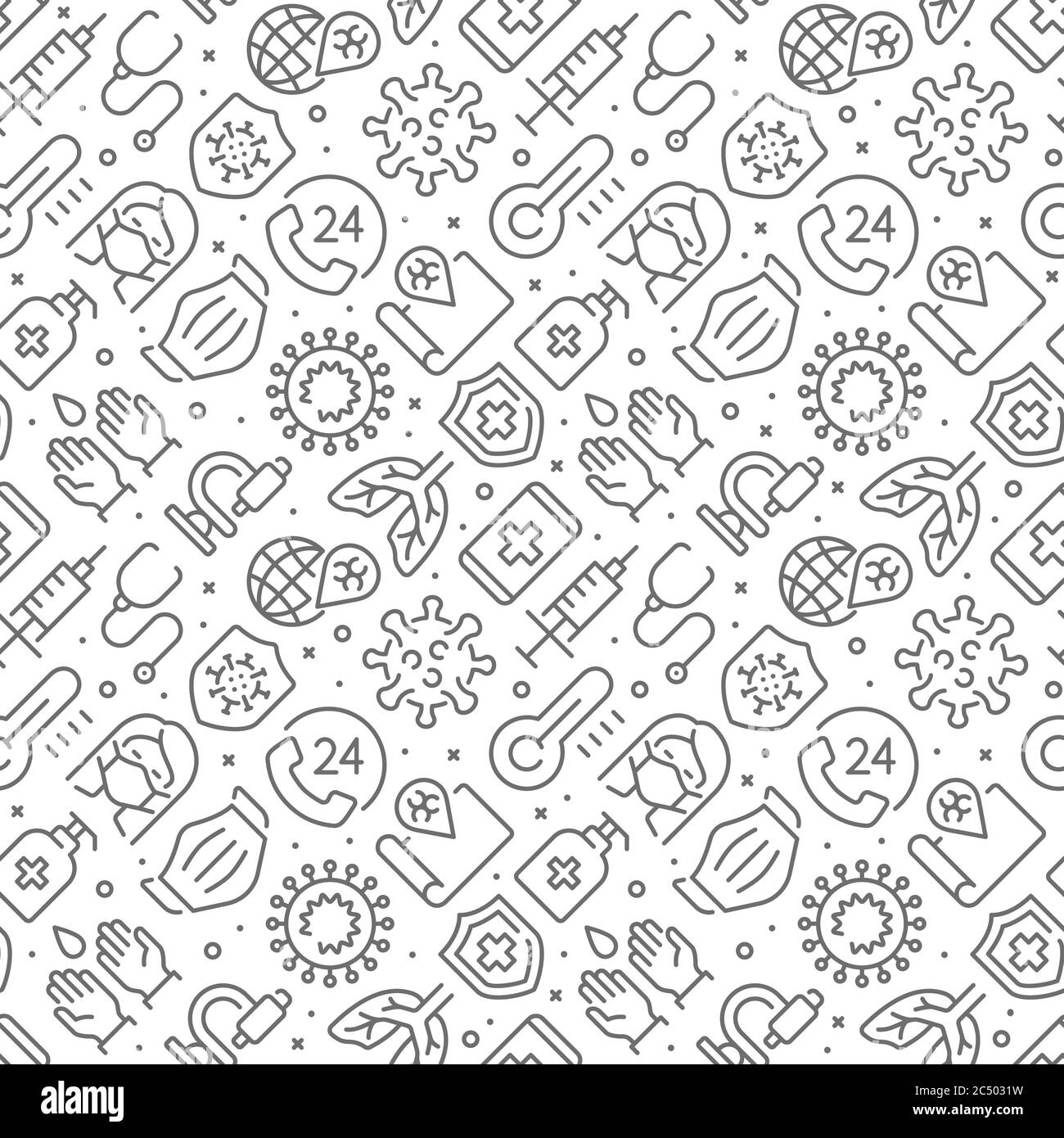 Pandemic pattern hi-res stock photography and images - Alamy