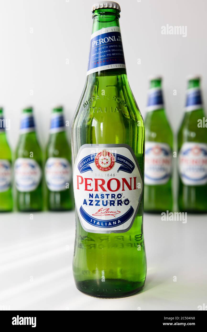 Peroni beer logo hi-res stock photography and images - Alamy
