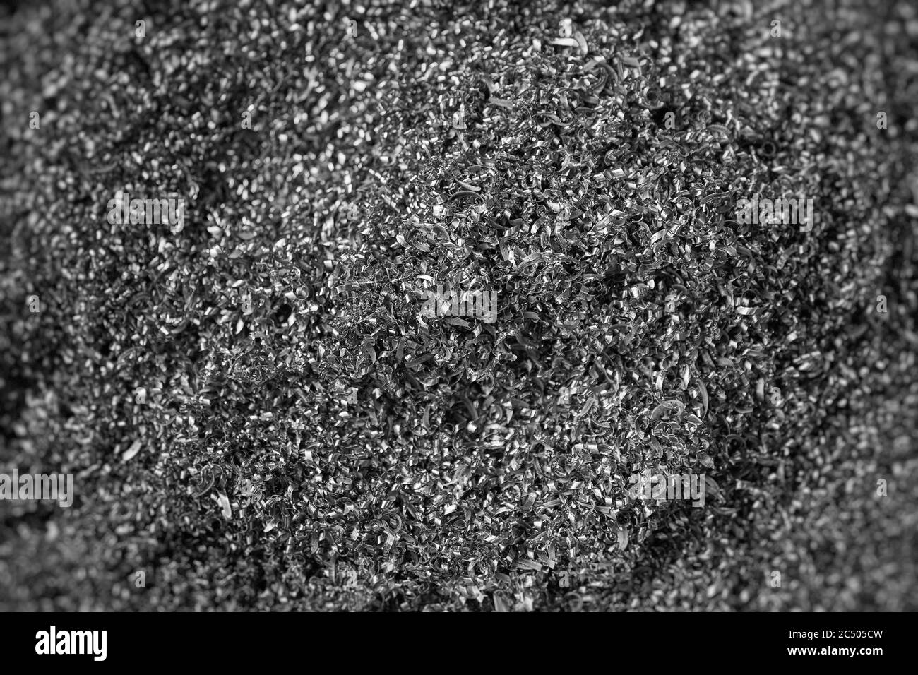 Metal shavings. Metalworking and materials Stock Photo - Alamy