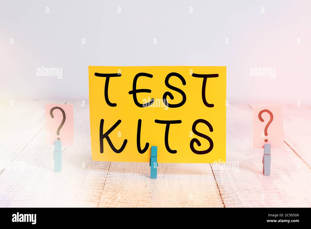 Conceptual hand writing showing Test Kits. Concept meaning tools used ...