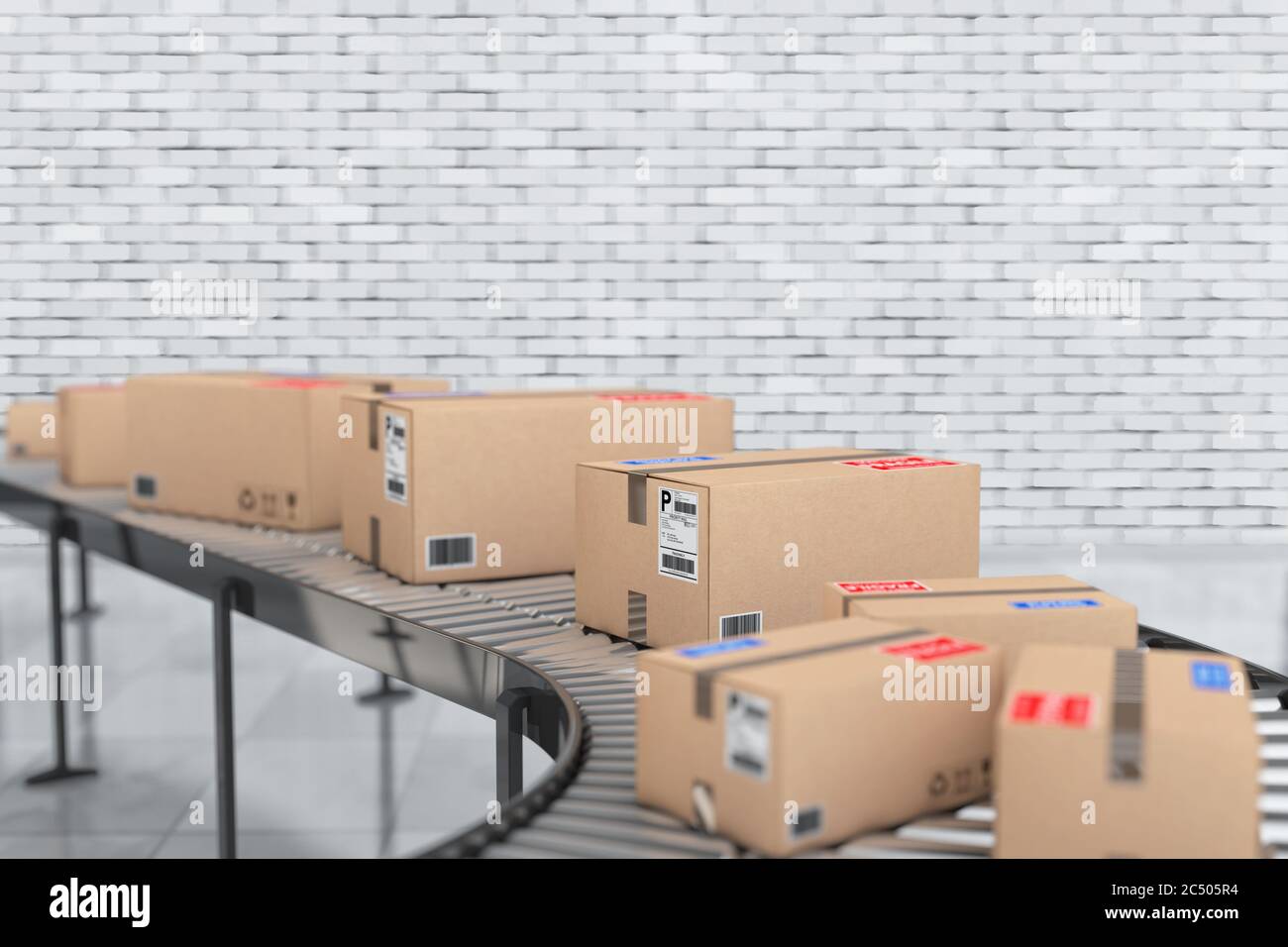 Automated conveying system hi-res stock photography and images - Alamy