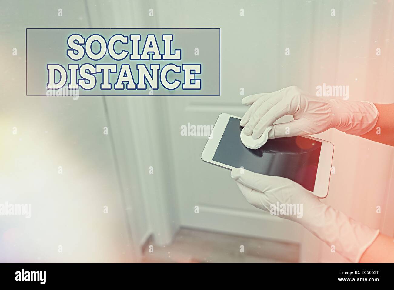 Word writing text Social Distance. Business photo showcasing ...
