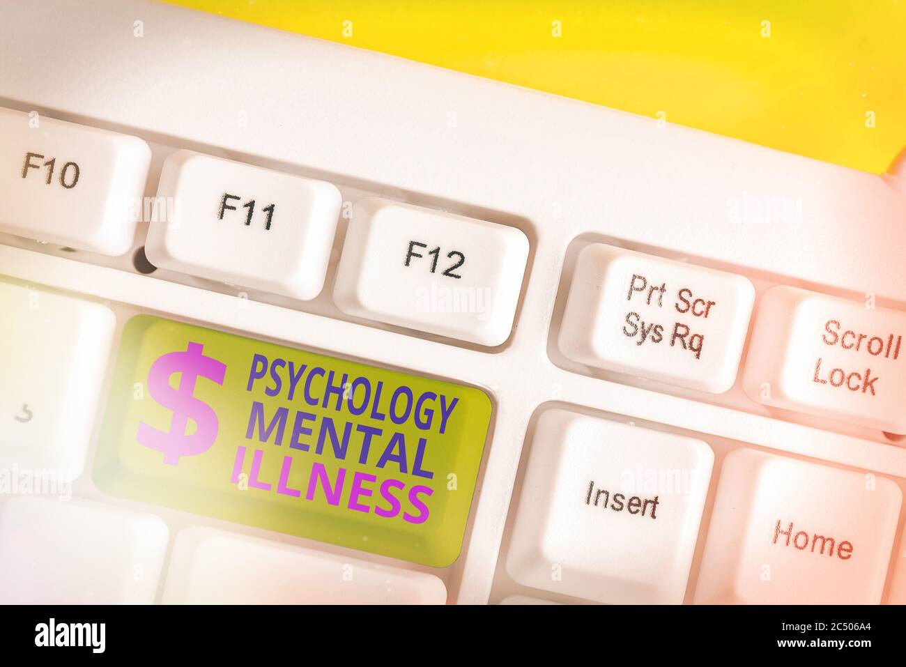 Handwriting text writing Psychology Mental Illness. Conceptual photo a ...