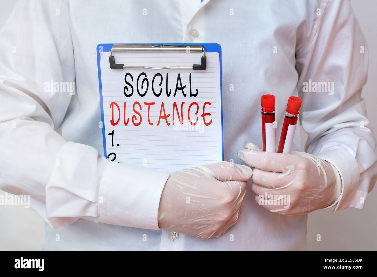 Conceptual hand writing showing Social Distance. Concept meaning degree ...