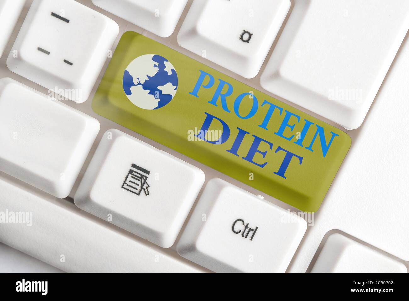 Word writing text Protein Diet. Business photo showcasing consumption ...