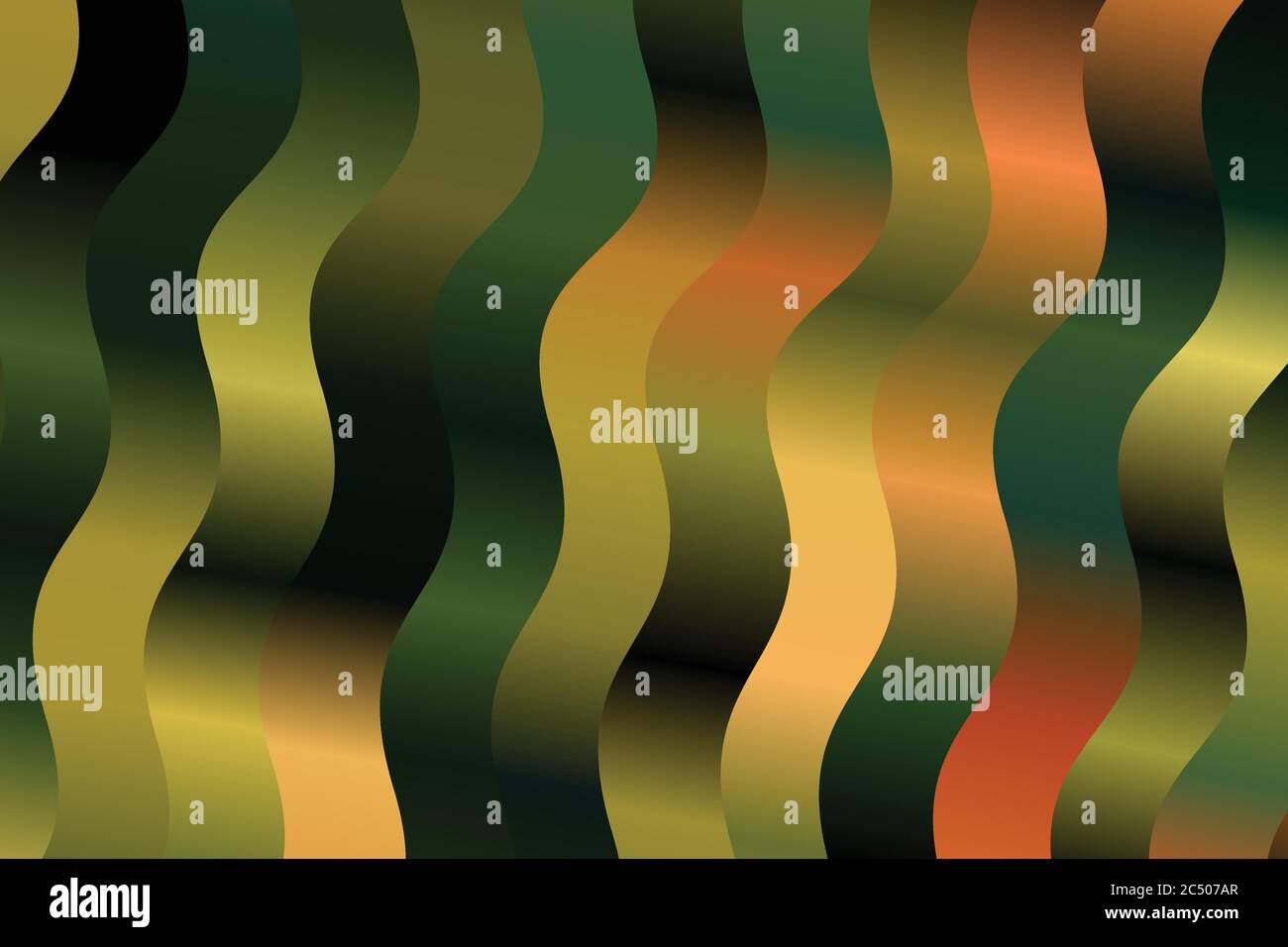 Green, yellow and red waves vector background Stock Vector Image & Art ...