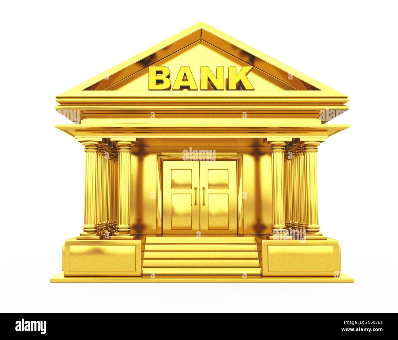 A bank and exterior Cut Out Stock Images & Pictures - Alamy
