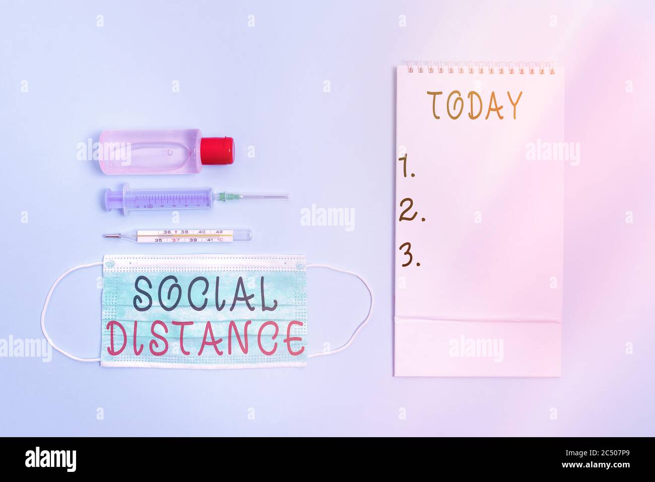 Conceptual hand writing showing Social Distance. Concept meaning degree ...