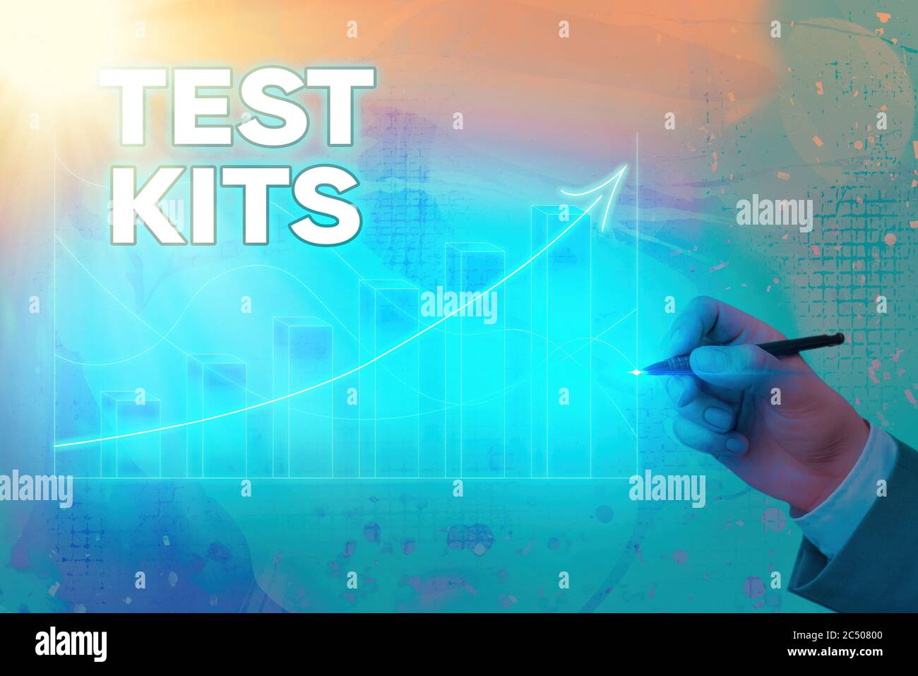 Handwriting text writing Test Kits. Conceptual photo tools used to ...