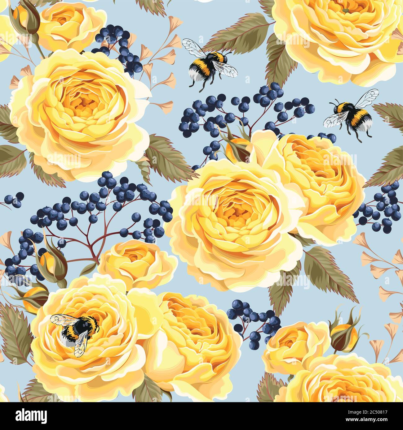 Seamless rose Stock Vector Images - Alamy