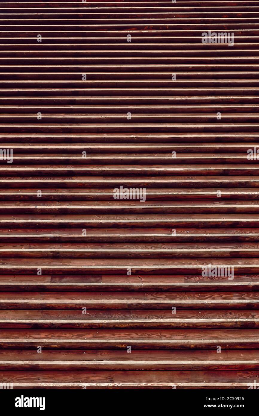 Stacked wooden panel, wooden background. Natural material. design ...