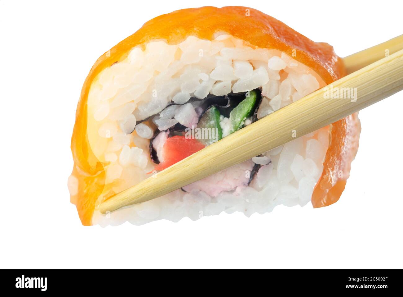 Avocado salad roll Cut Out Stock Images & Pictures - Alamy