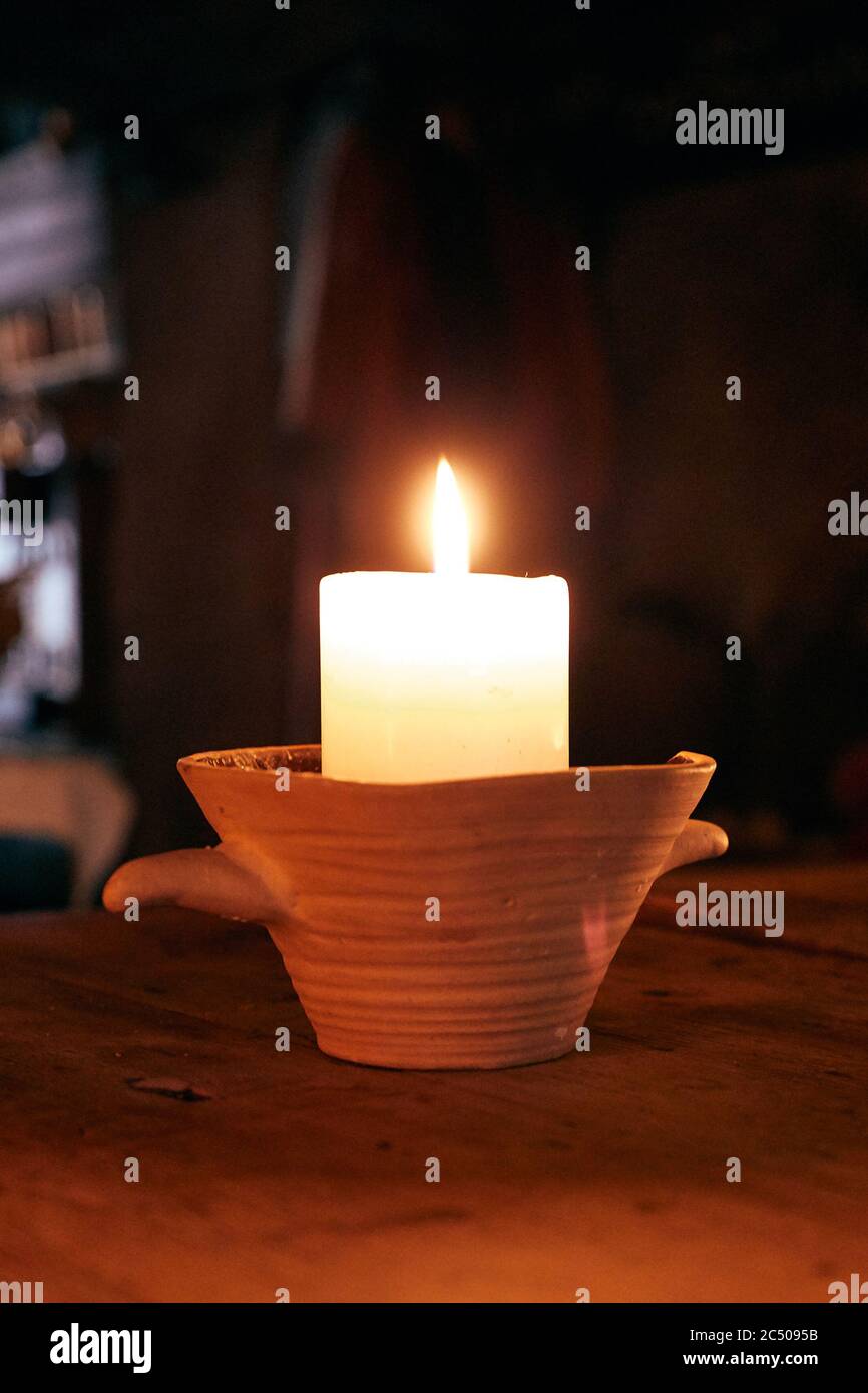 authentic medieval tavern. interior Stock Photo - Alamy