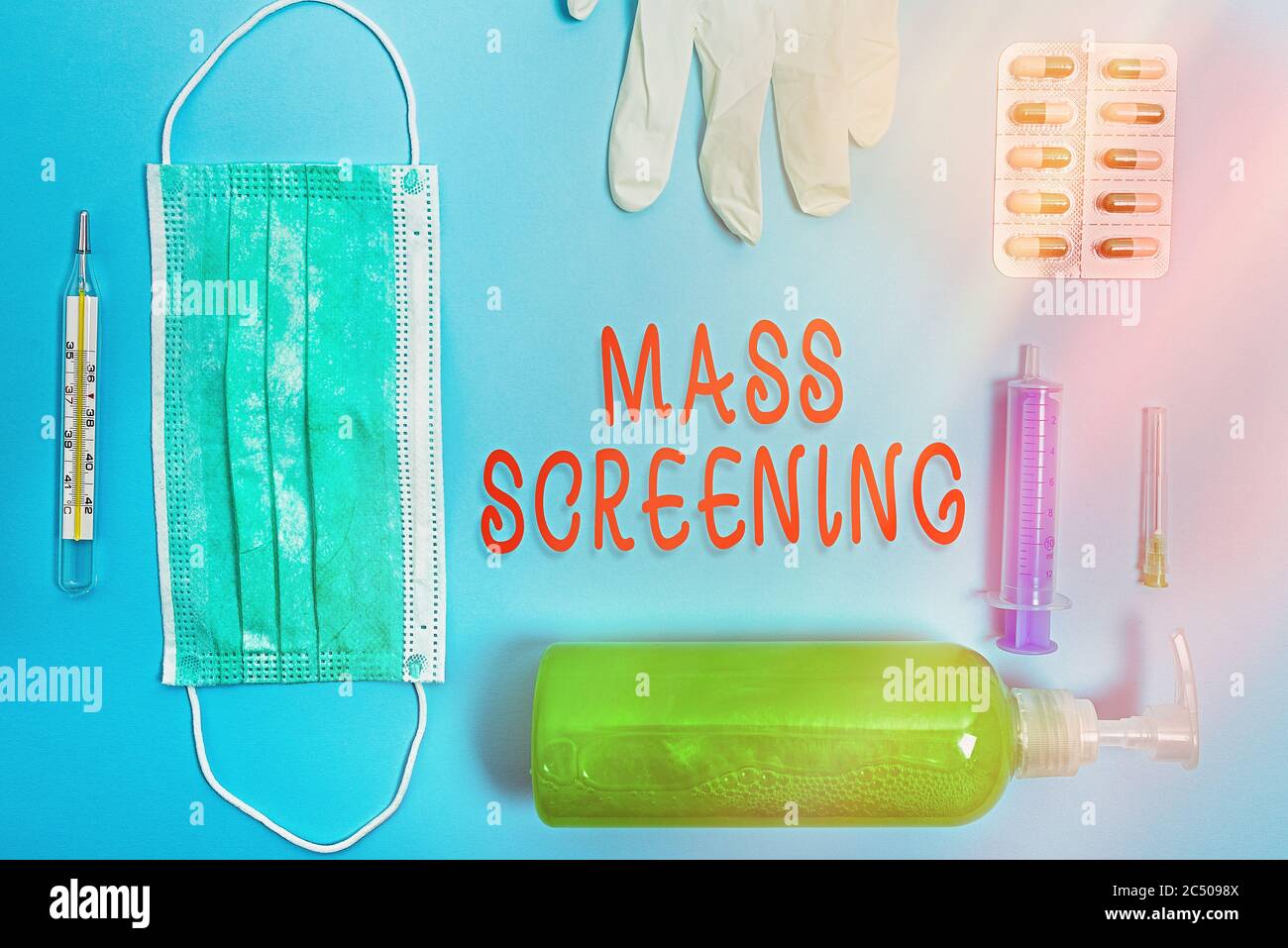Word writing text Mass Screening. Business photo showcasing health ...