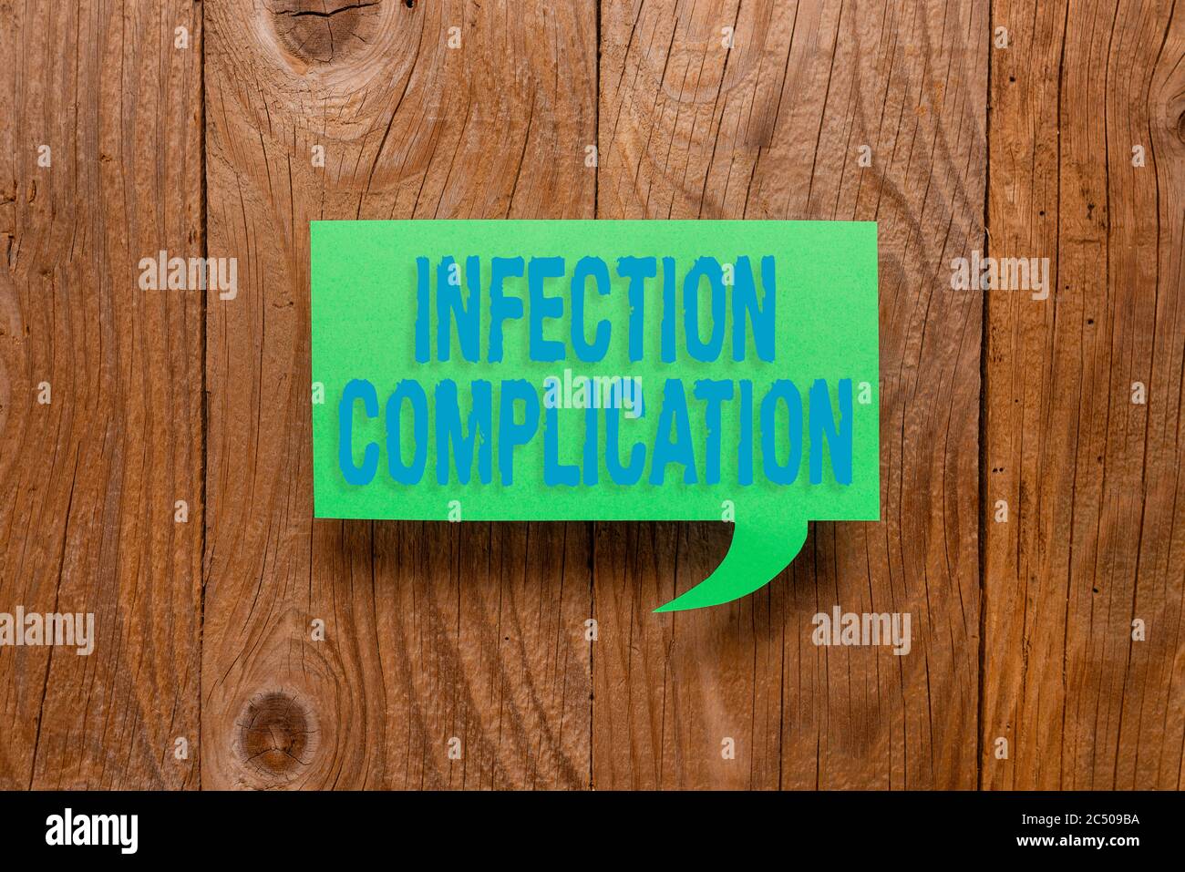 Conceptual hand writing showing Infection Complication. Concept meaning ...