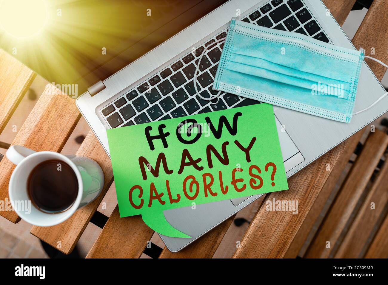 Word writing text How Many Calories Question. Business photo showcasing ...