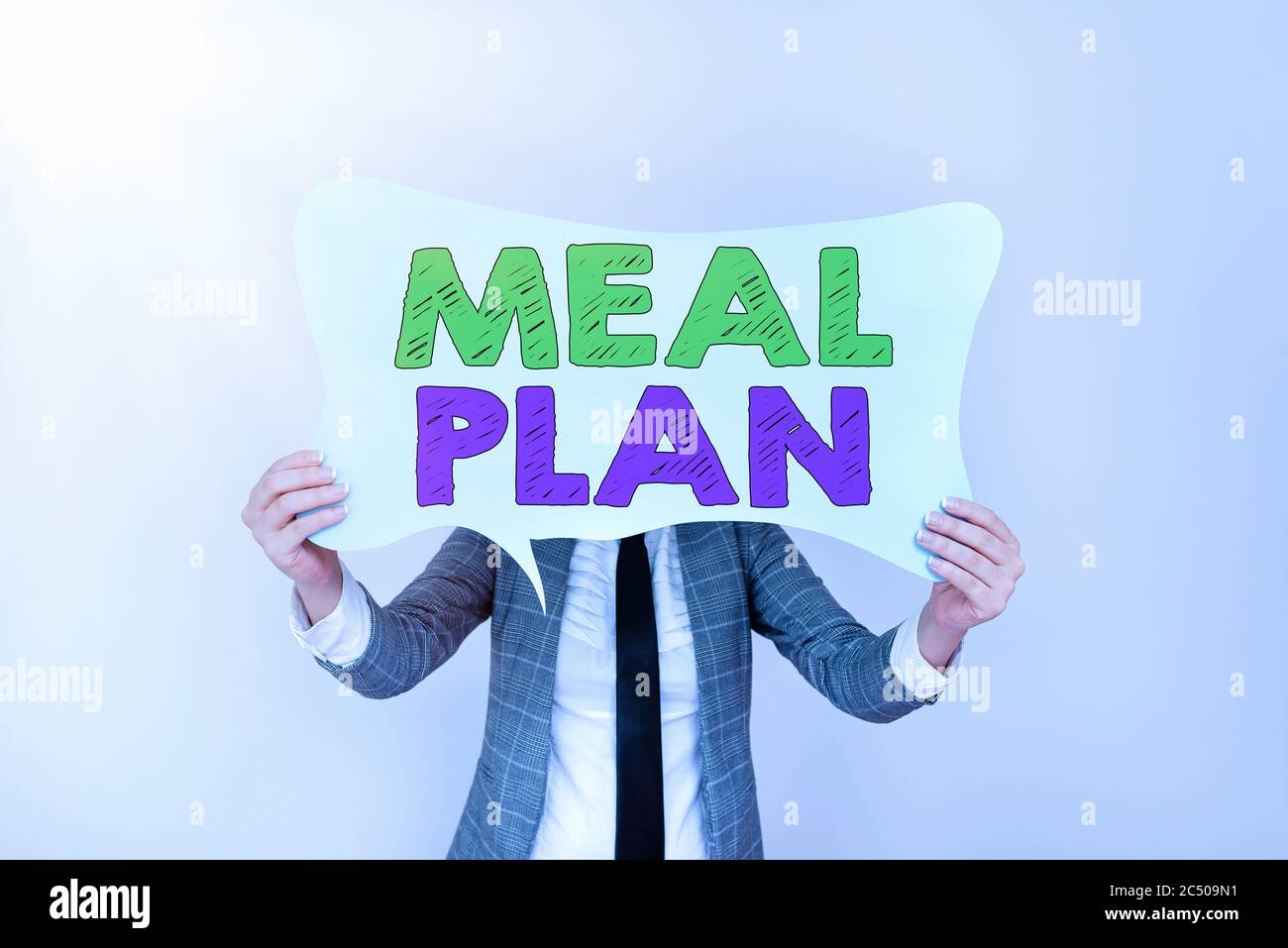 Handwriting text writing Meal Plan. Conceptual photo act of taking time ...